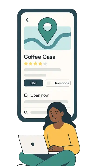 Google Business Profile dashboard showing business information, reviews ...
